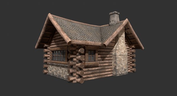 modelo 3d Casa de madera 001 - TurboSquid 1339596