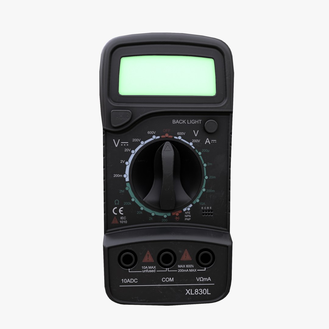Multimeter 3D Model - TurboSquid 1815813