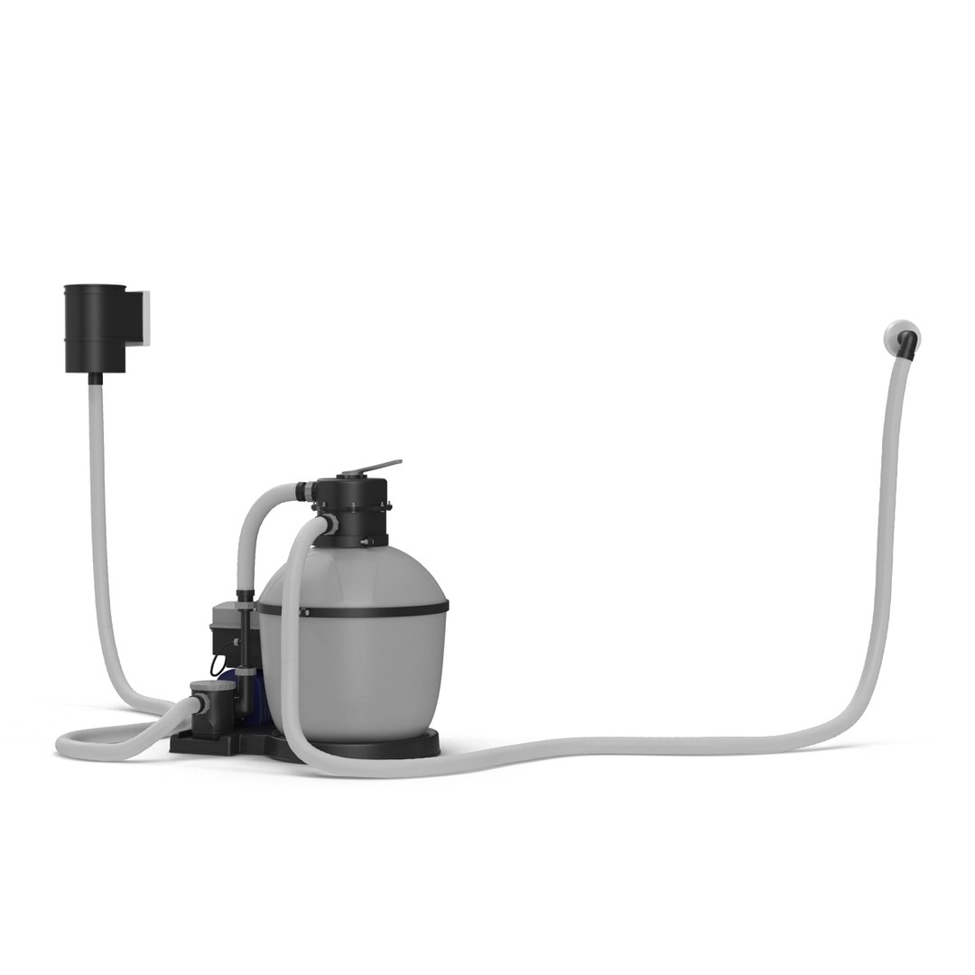 3d Model Swimming Pool Water Filter