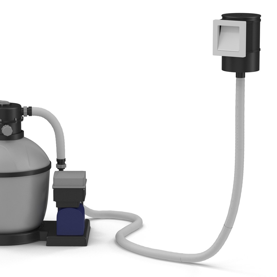 3d Model Swimming Pool Water Filter