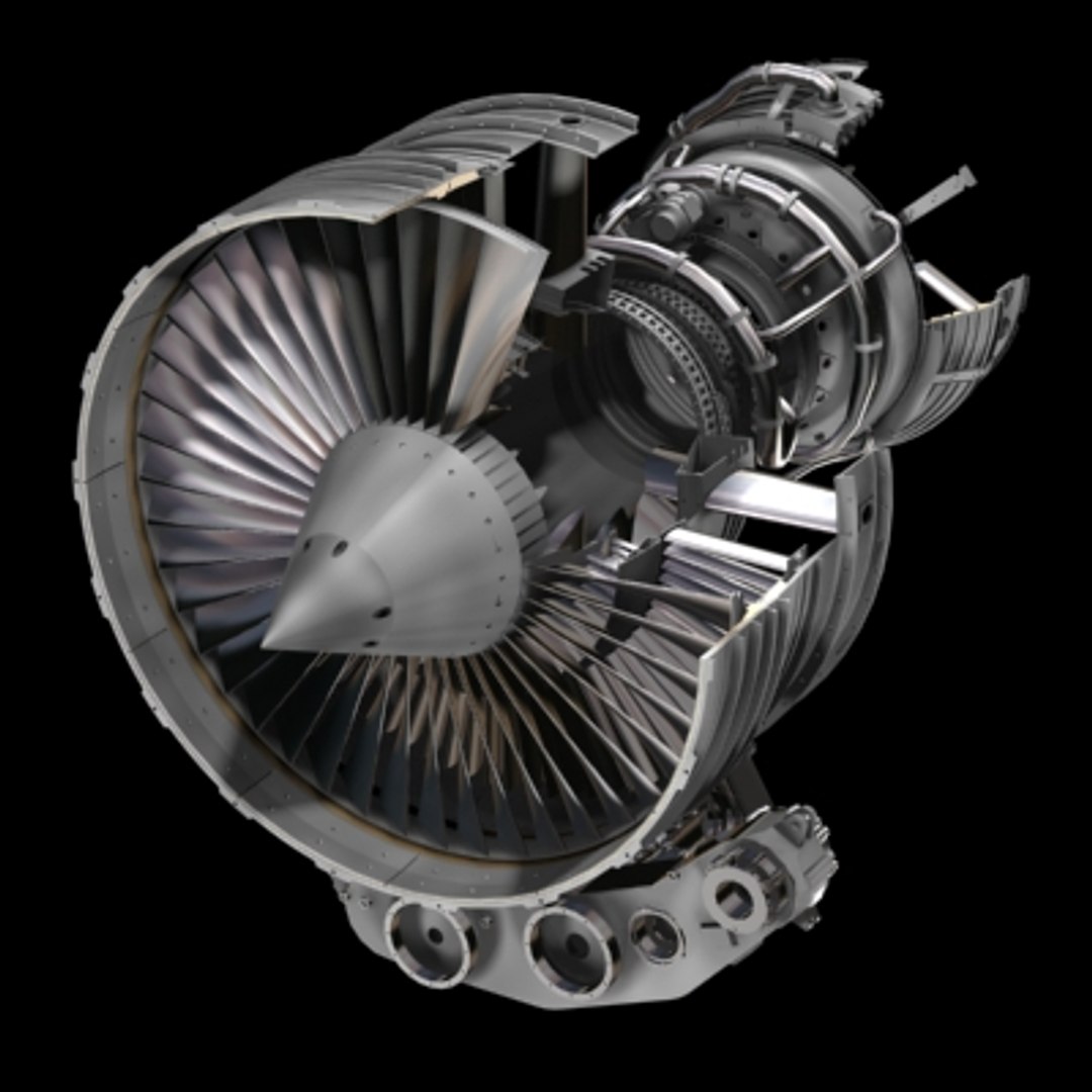 3d Model Aircraft Engine