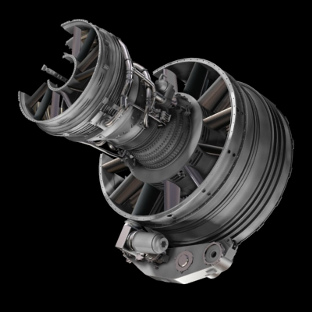 3d Model Aircraft Engine