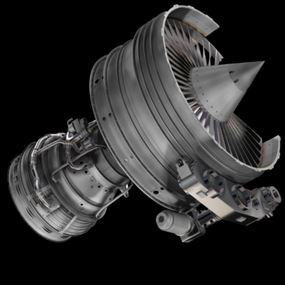 3d Model Aircraft Engine