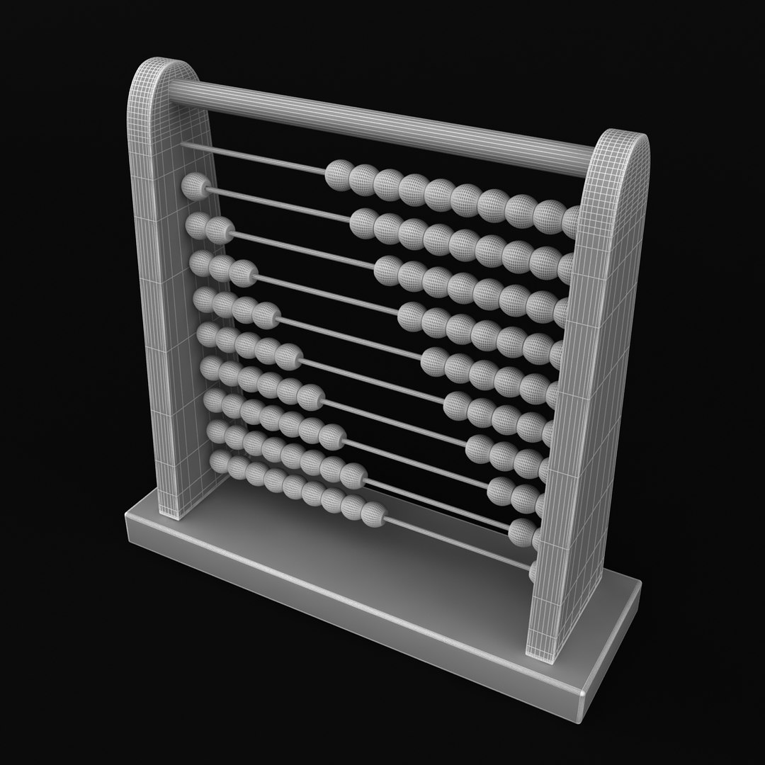 3d Model Abacus Toy