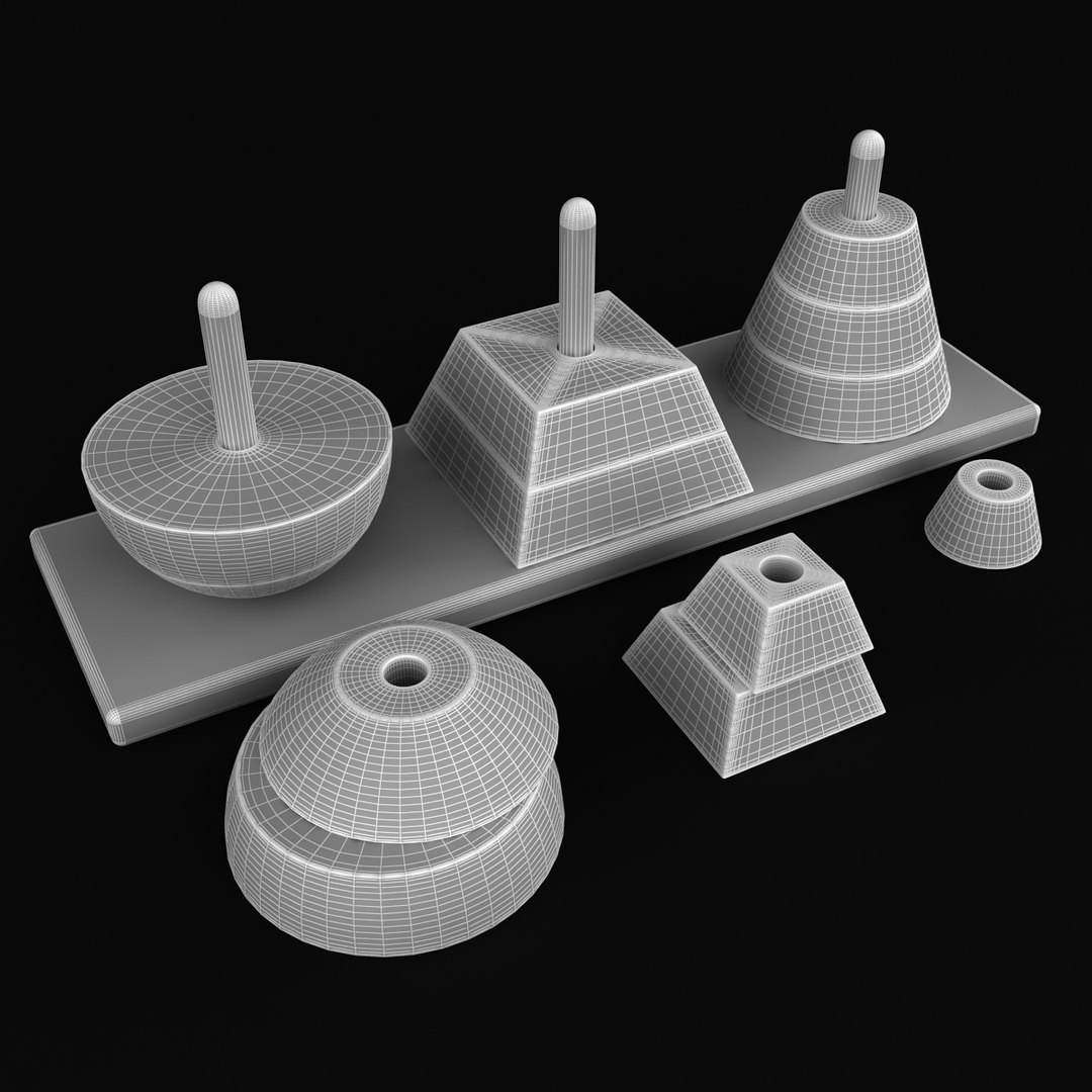 3d Model Abacus Toy