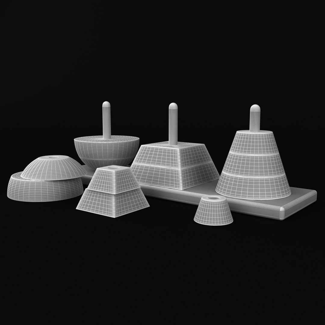 3d Model Abacus Toy