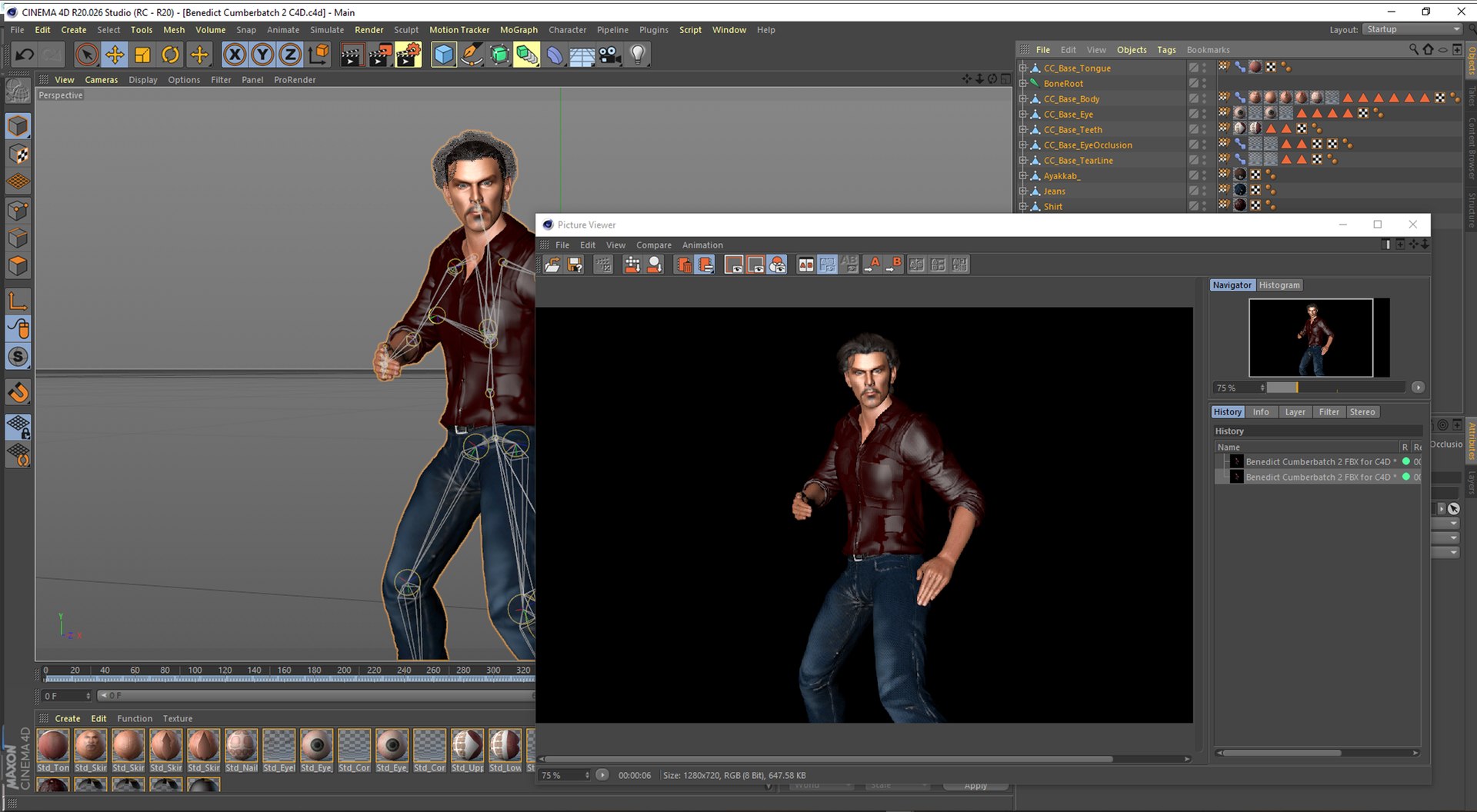 Benedict Cumberbatch 2 3D Rigged Model Ready For Animation 3D Model ...