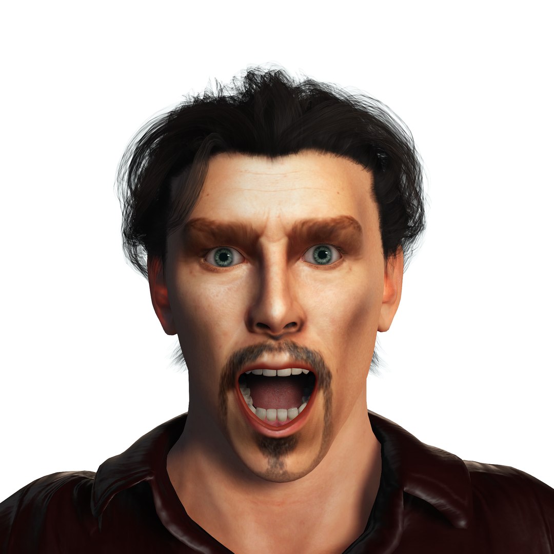 Benedict Cumberbatch 2 3D Rigged Model Ready For Animation 3D Model ...