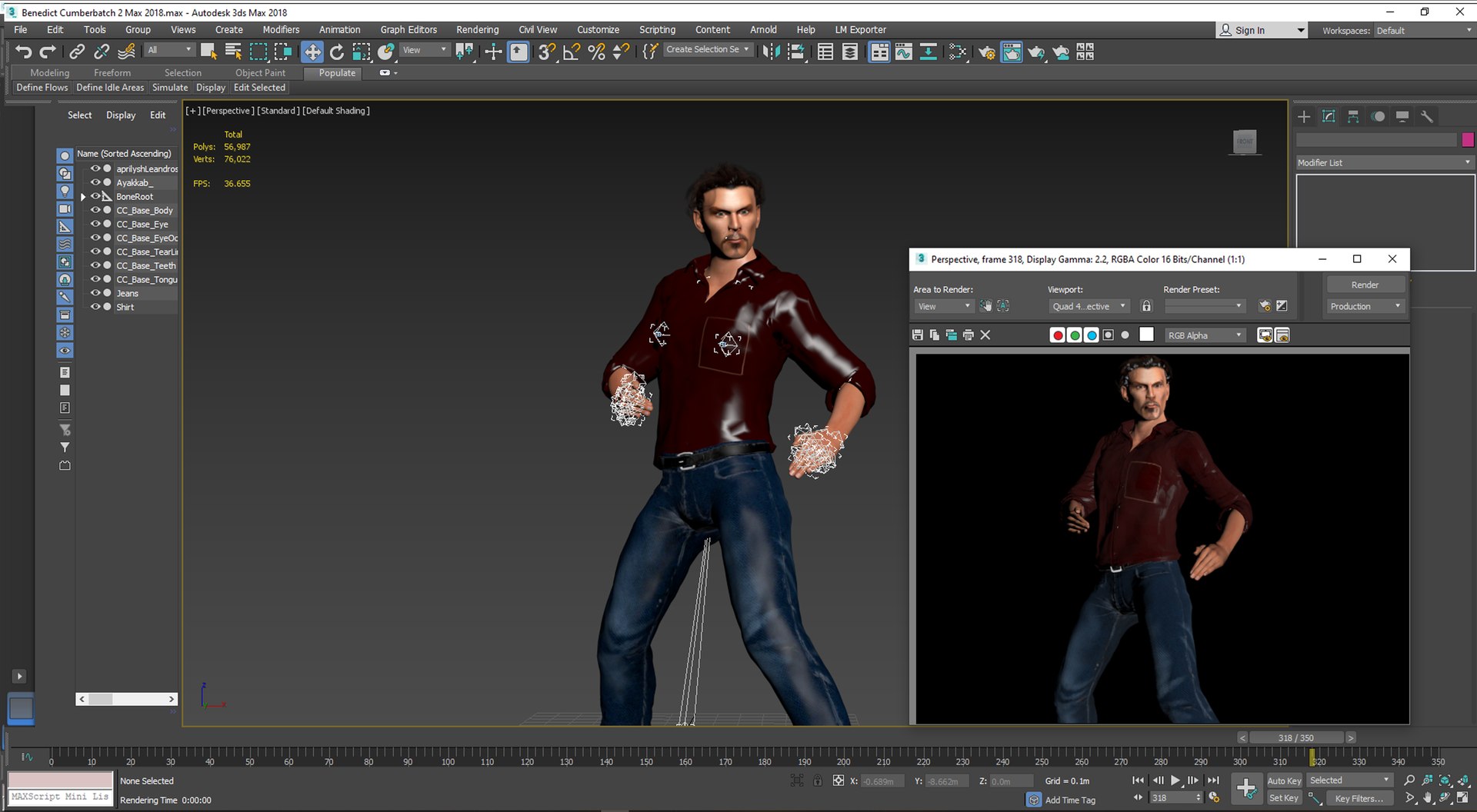 Benedict Cumberbatch 2 3D Rigged Model Ready For Animation 3D Model ...