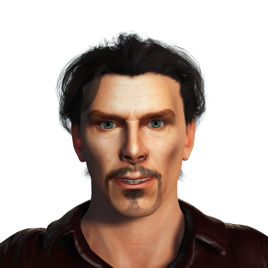 Benedict Cumberbatch 2 3D Rigged Model Ready For Animation 3D Model ...