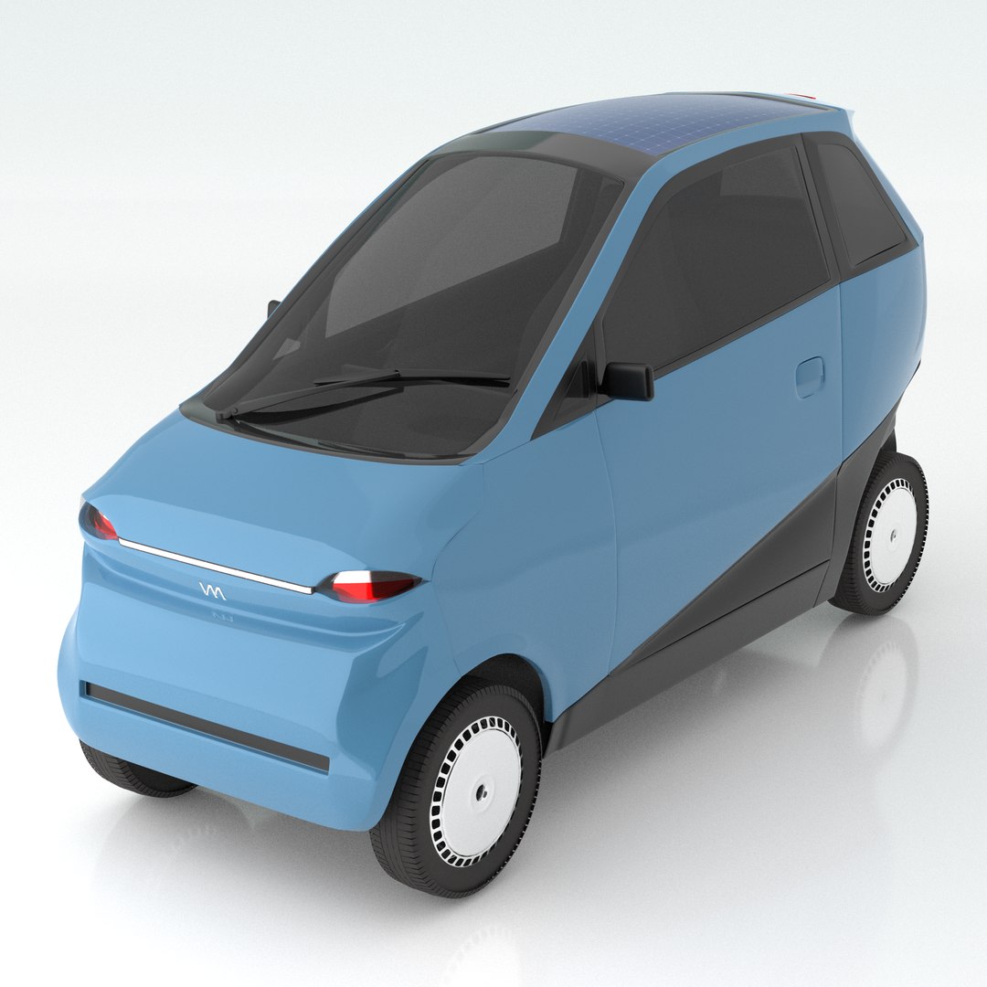 Vayve Mobility EVA Sky Blue 3D Model - TurboSquid 2204094