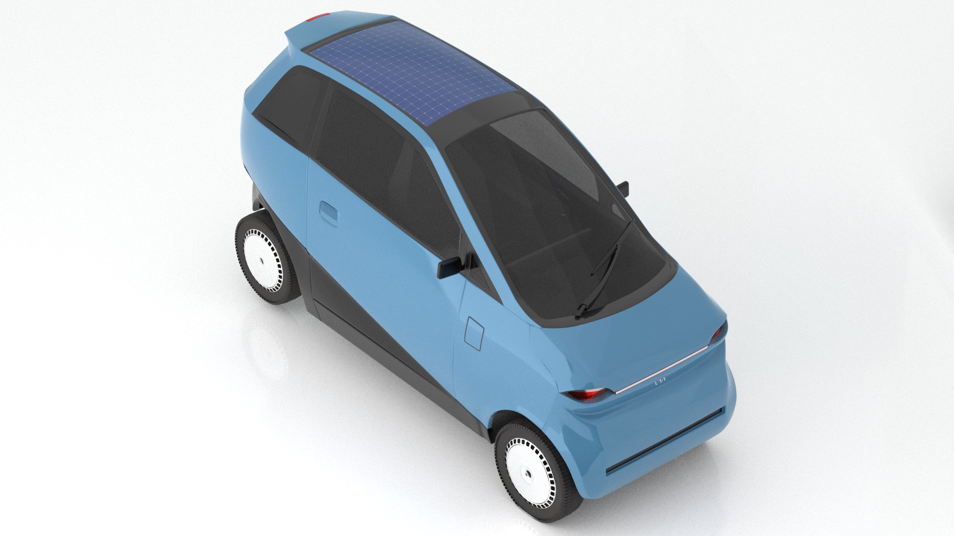 Vayve Mobility EVA Sky Blue 3D Model - TurboSquid 2204094