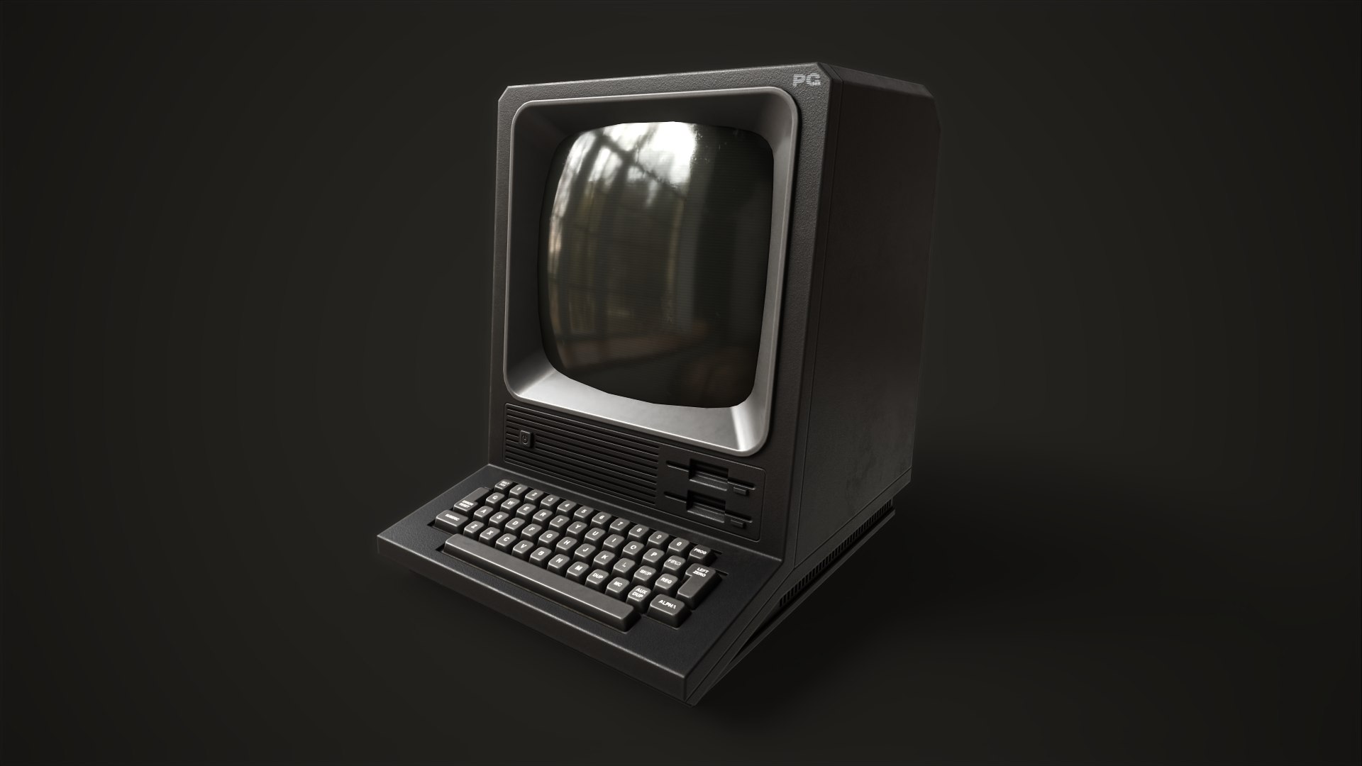 Retro Terminal 3D Model - TurboSquid 2185393