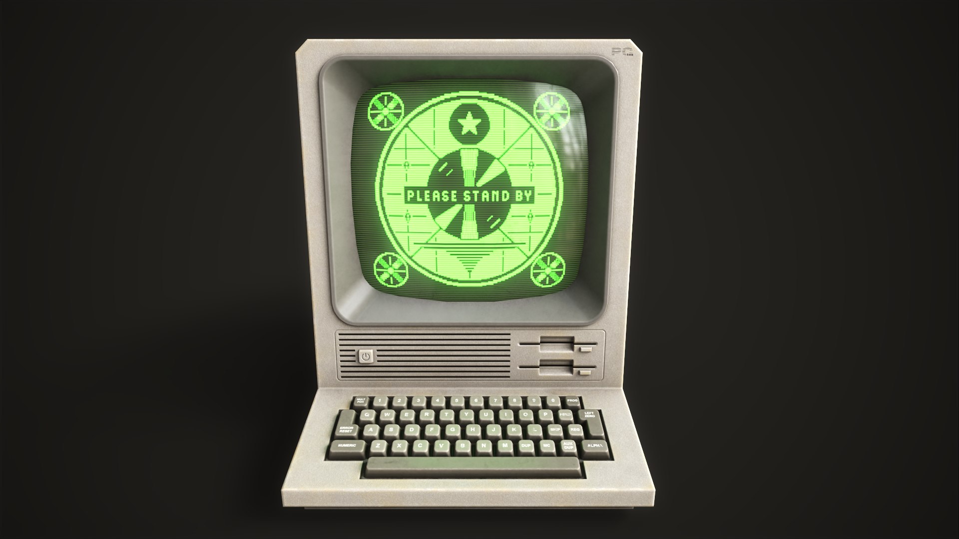 Retro Terminal 3D Model - TurboSquid 2185393