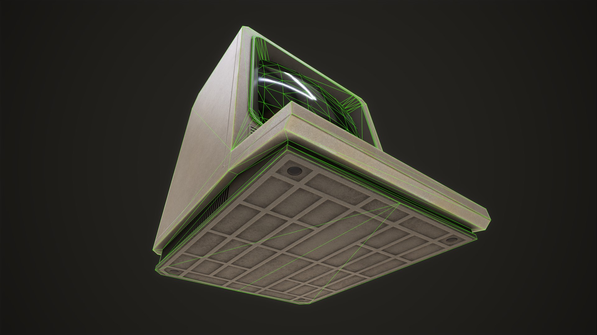 Retro Terminal 3D Model - TurboSquid 2185393
