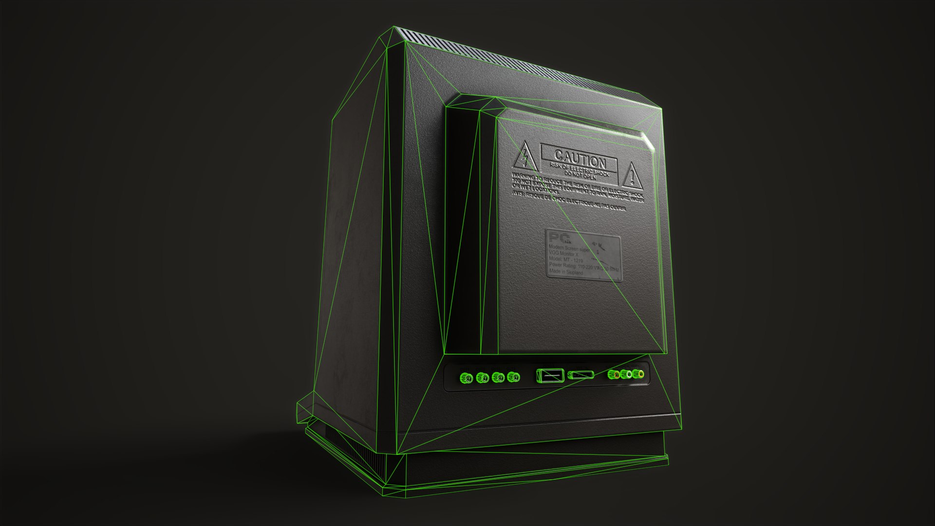 Retro Terminal 3D Model - TurboSquid 2185393