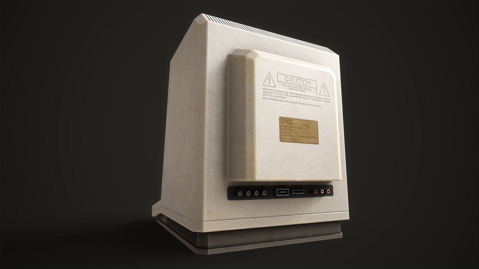 Retro Terminal 3D Model - TurboSquid 2185393