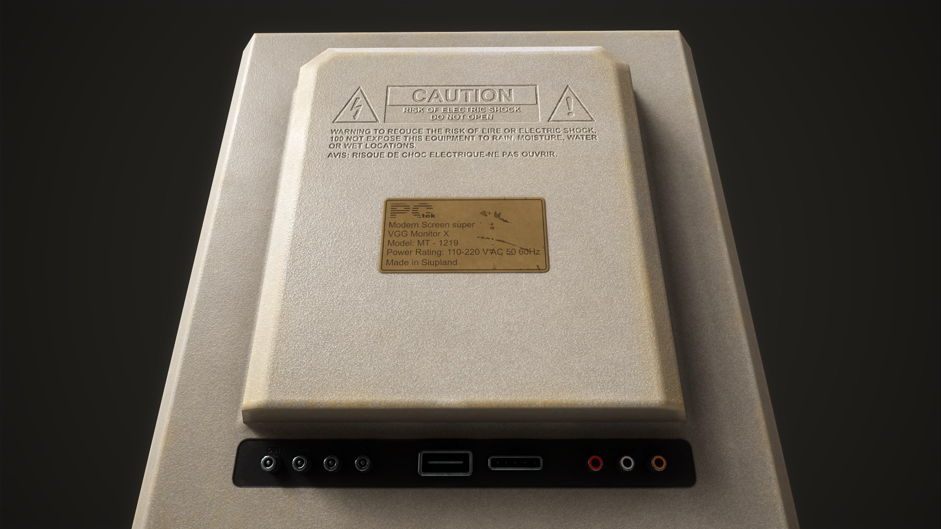 Retro Terminal 3D Model - TurboSquid 2185393