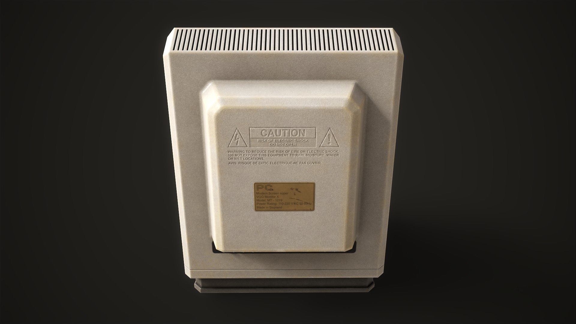 Retro Terminal 3D Model - TurboSquid 2185393