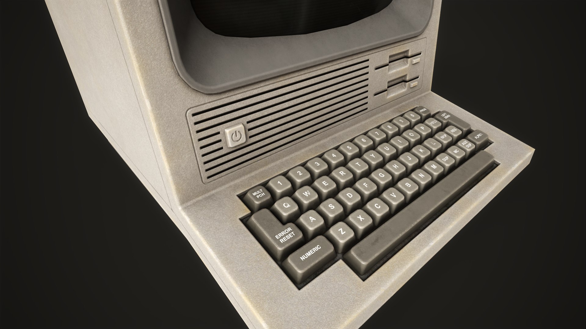 Retro Terminal 3D Model - TurboSquid 2185393