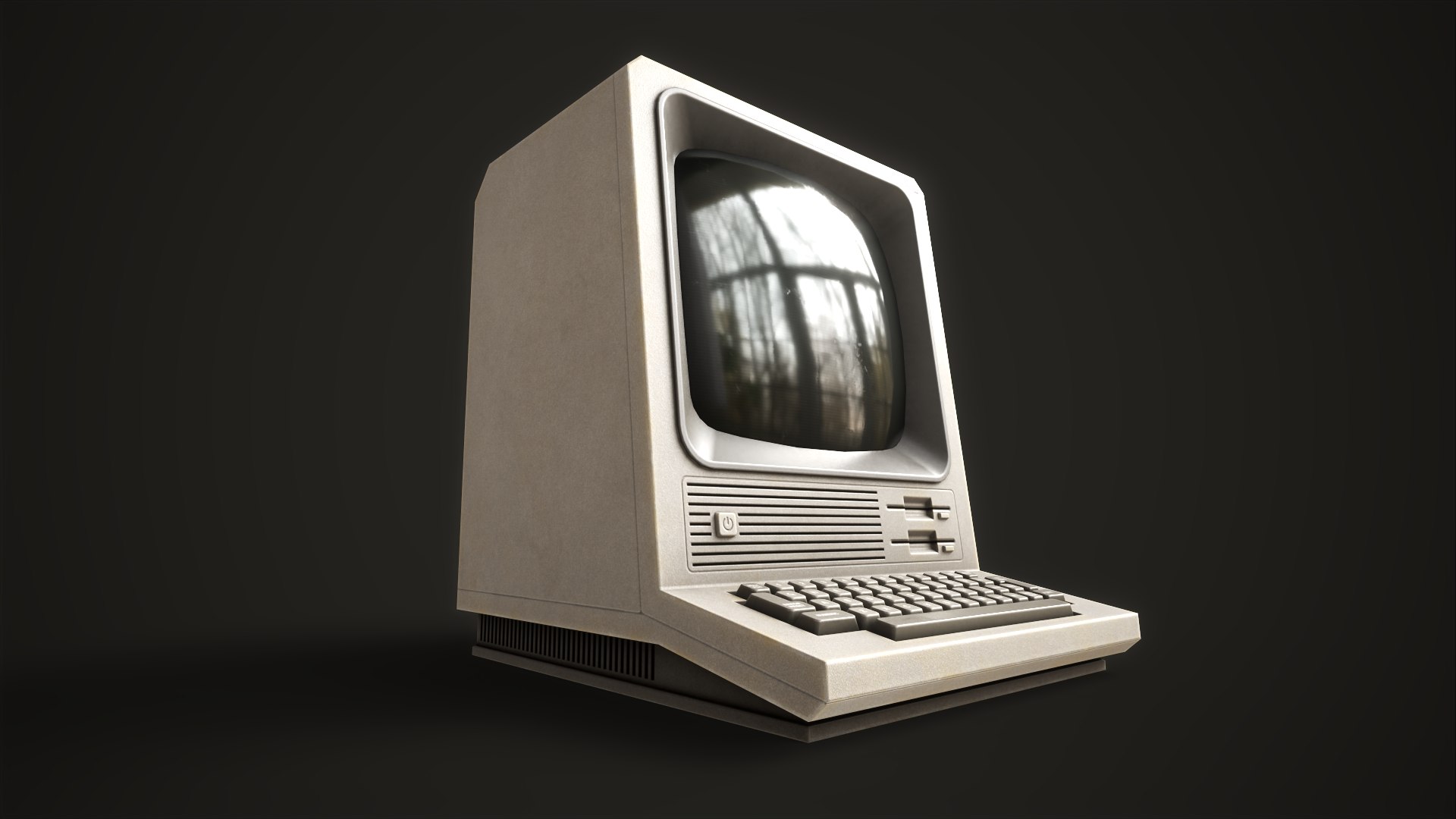 Retro Terminal 3D Model - TurboSquid 2185393