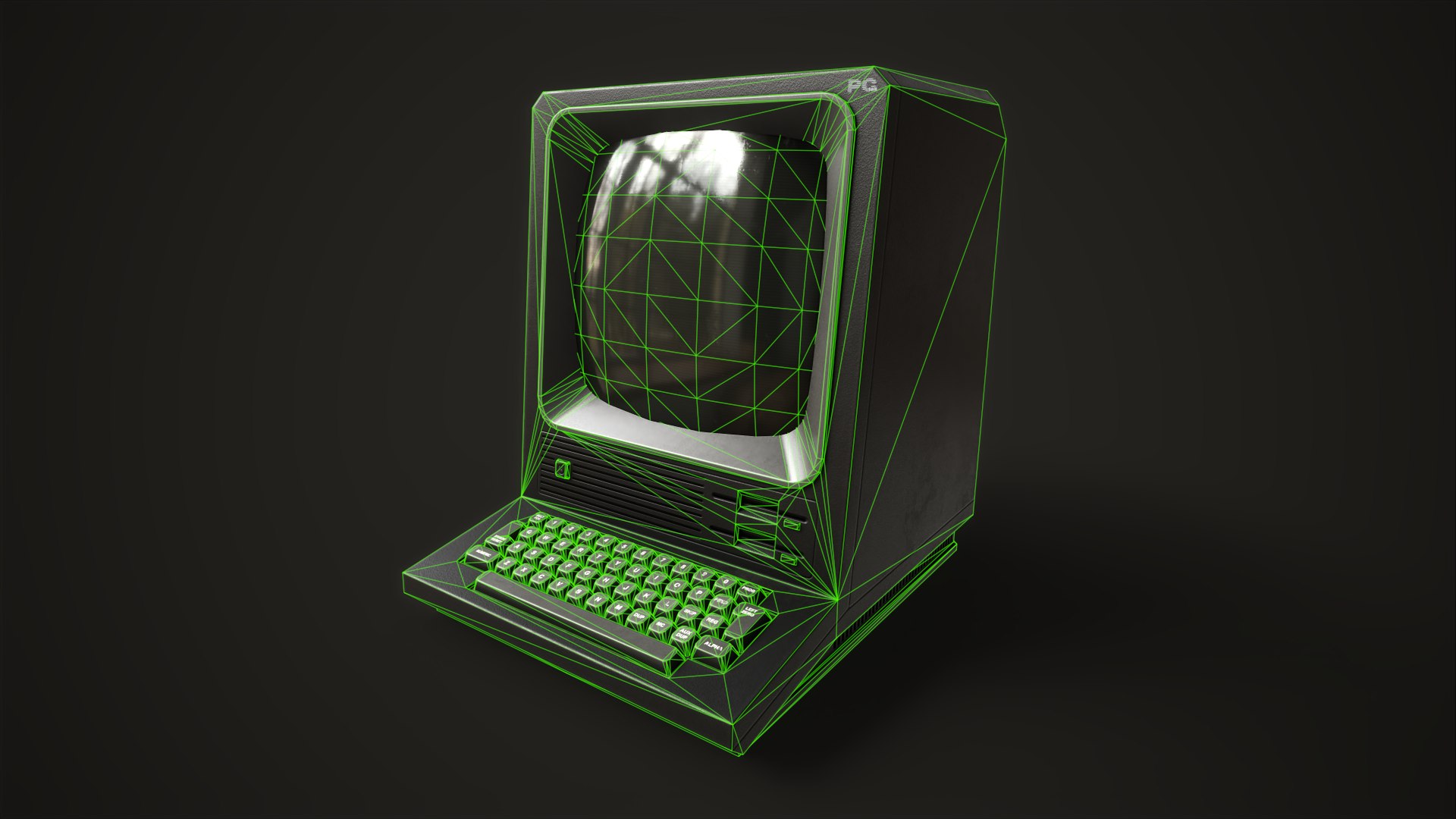 Retro Terminal 3D Model - TurboSquid 2185393