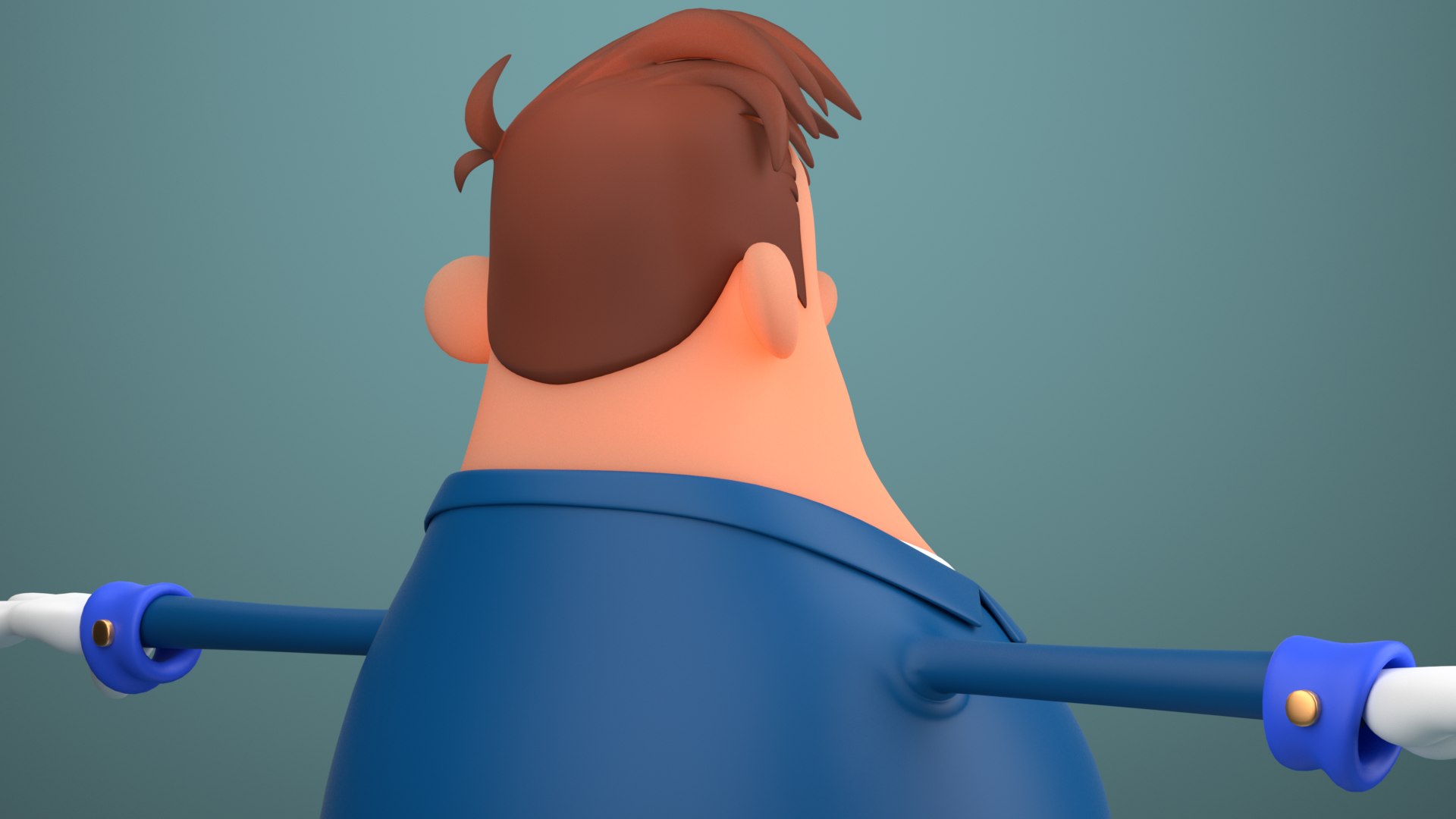 3D Model Cartoon Showman Character - TurboSquid 2082259