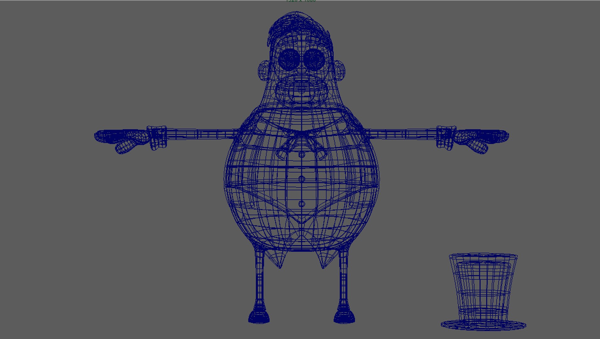 3D Model Cartoon Showman Character - TurboSquid 2082259