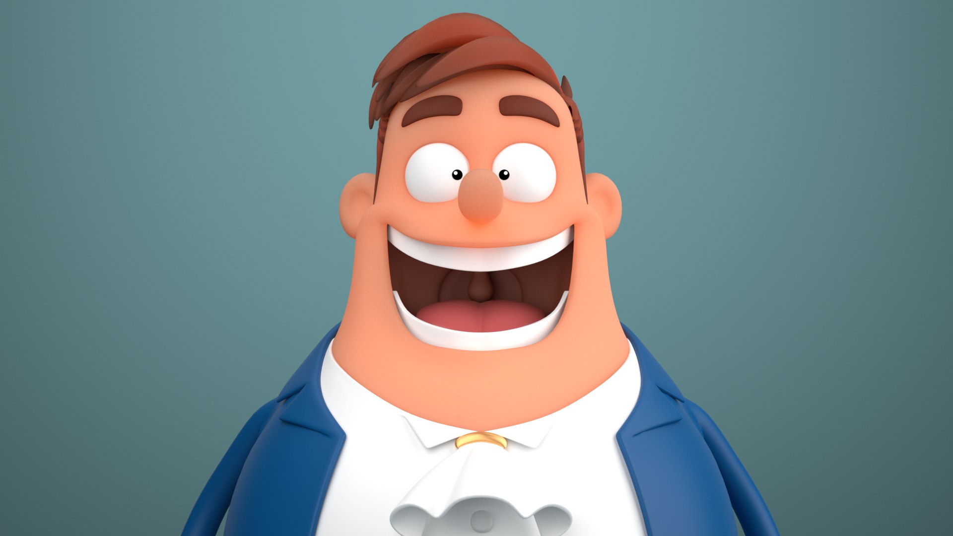 3D model Cartoon Showman Character - TurboSquid 2082259