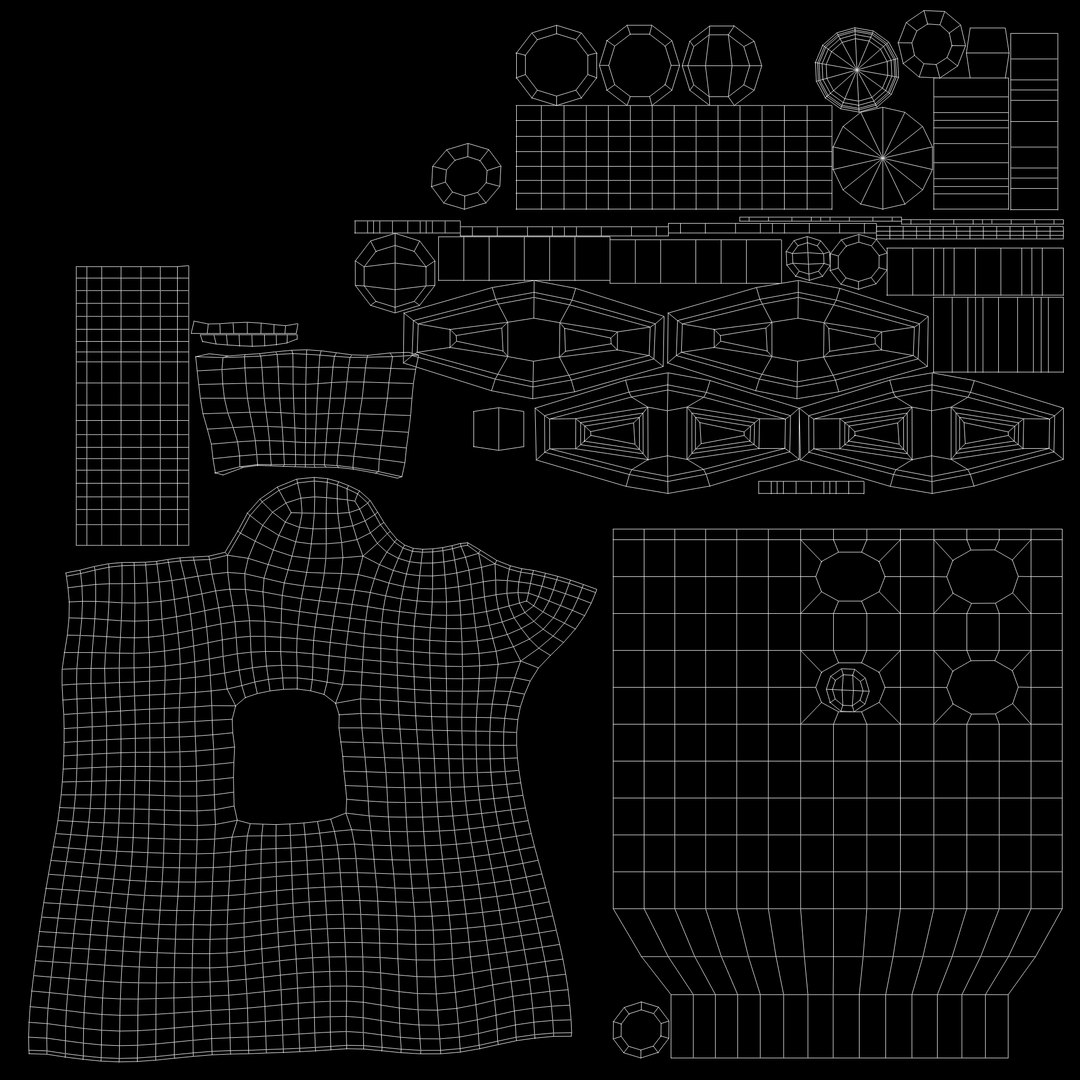 Officer Western Expeditor Archaeologist Explorer Pants Full Outfit 3D ...