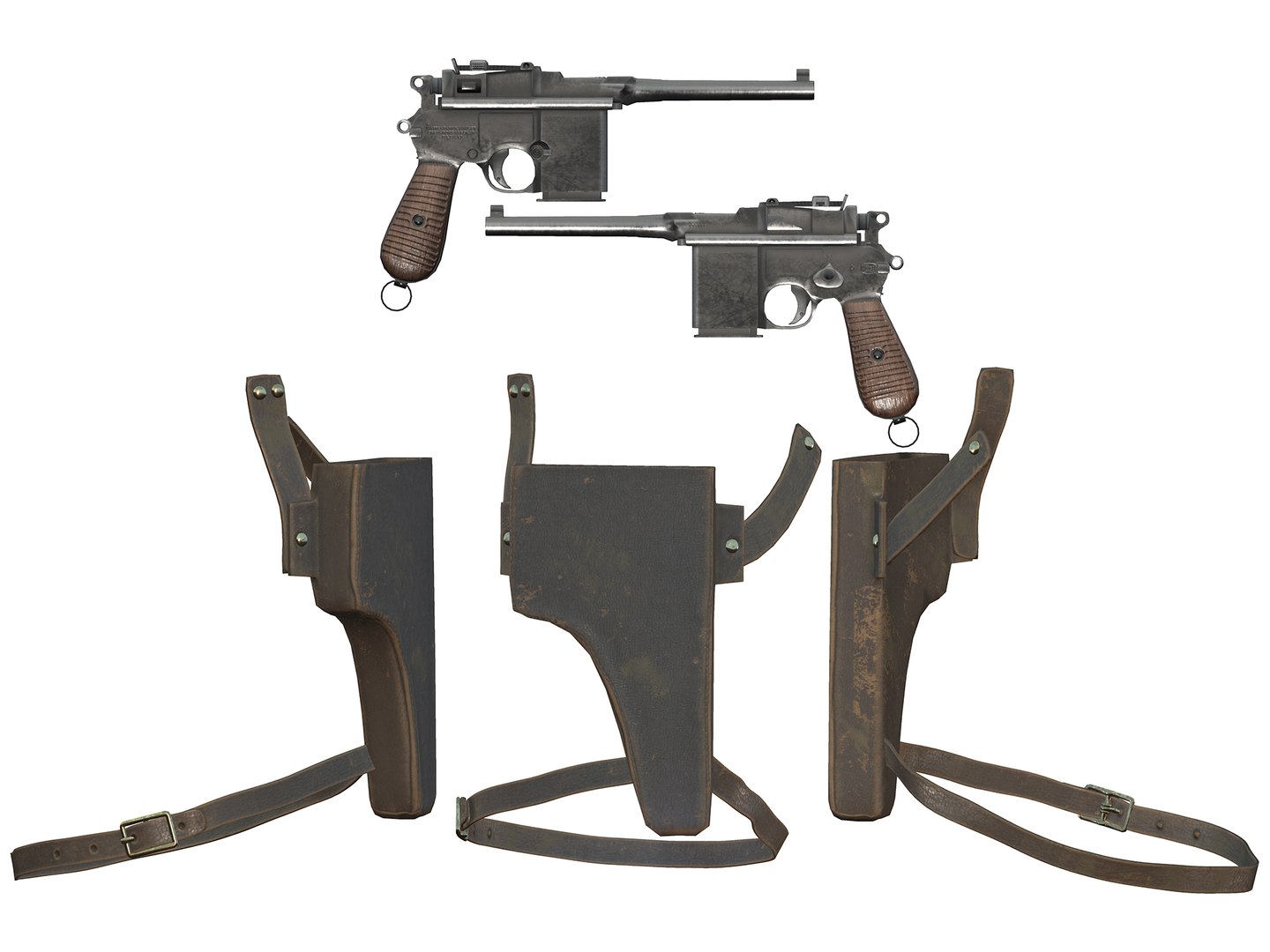 Officer Western Expeditor Archaeologist Explorer Pants Full Outfit 3D ...