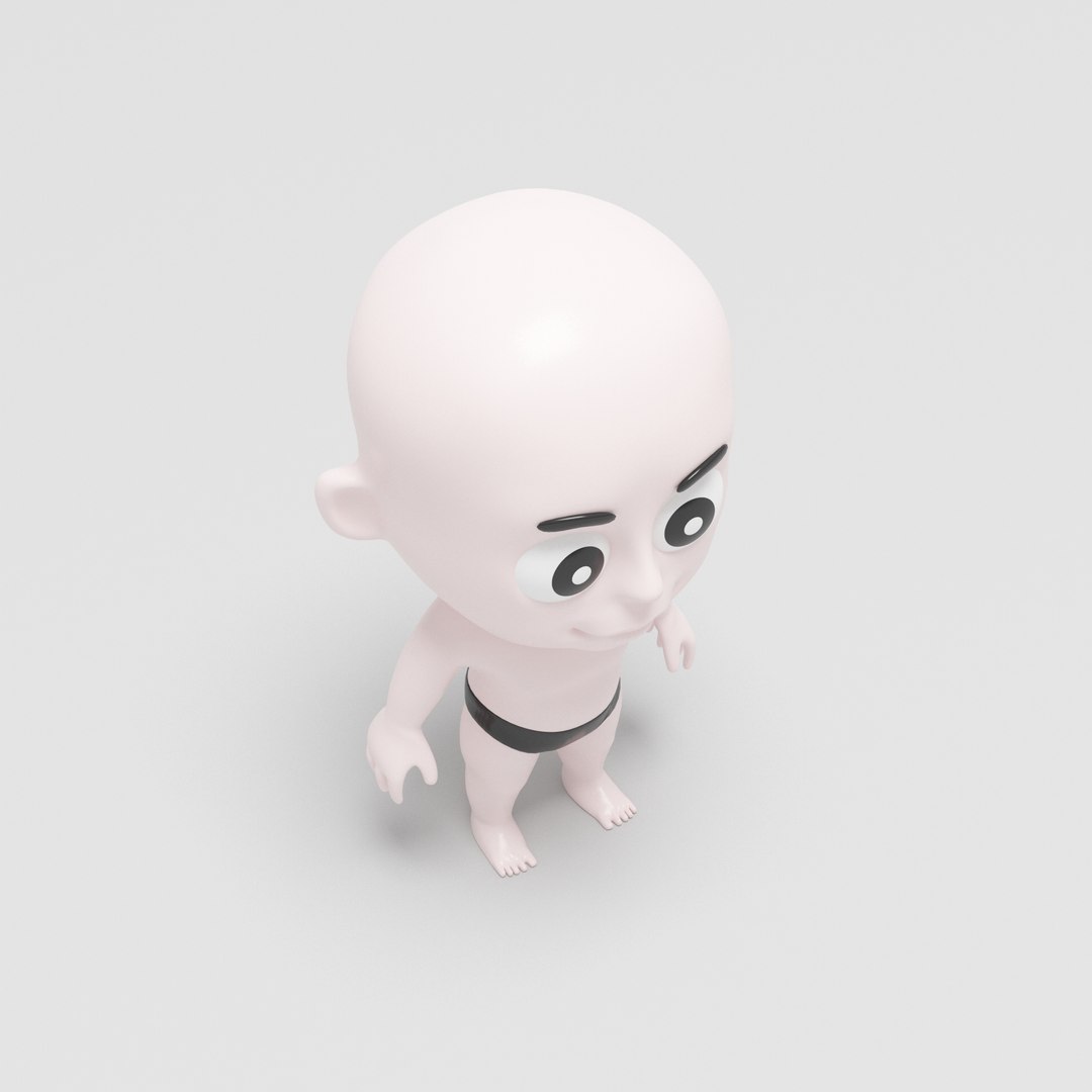 3D model Baby base mesh - TurboSquid 1946775