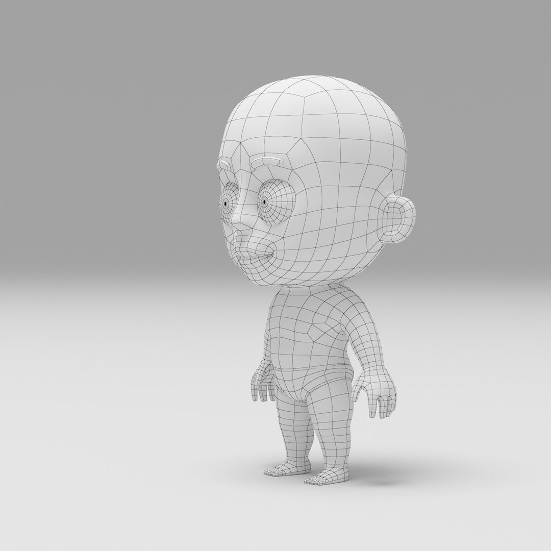 3D model Baby base mesh - TurboSquid 1946775