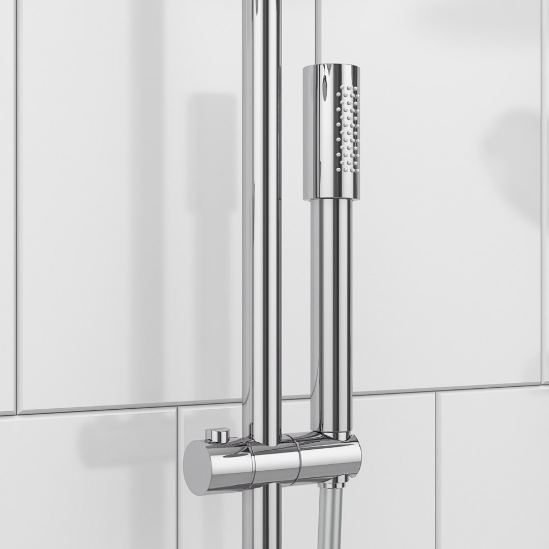 3D Shower Systems Grohe Rainshower - TurboSquid 1405080