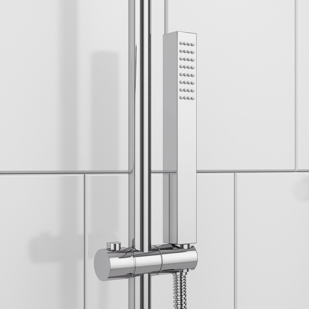 3D Shower Systems Grohe Rainshower - TurboSquid 1405080