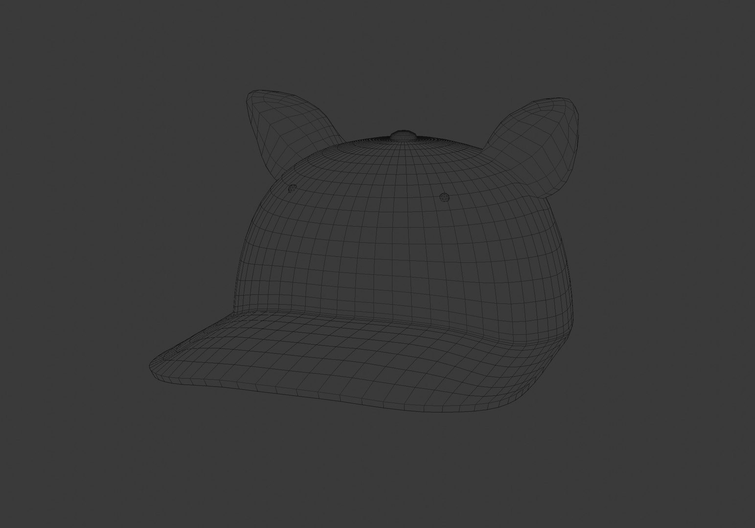 Cute Cat Cap 3D Model - TurboSquid 1893231
