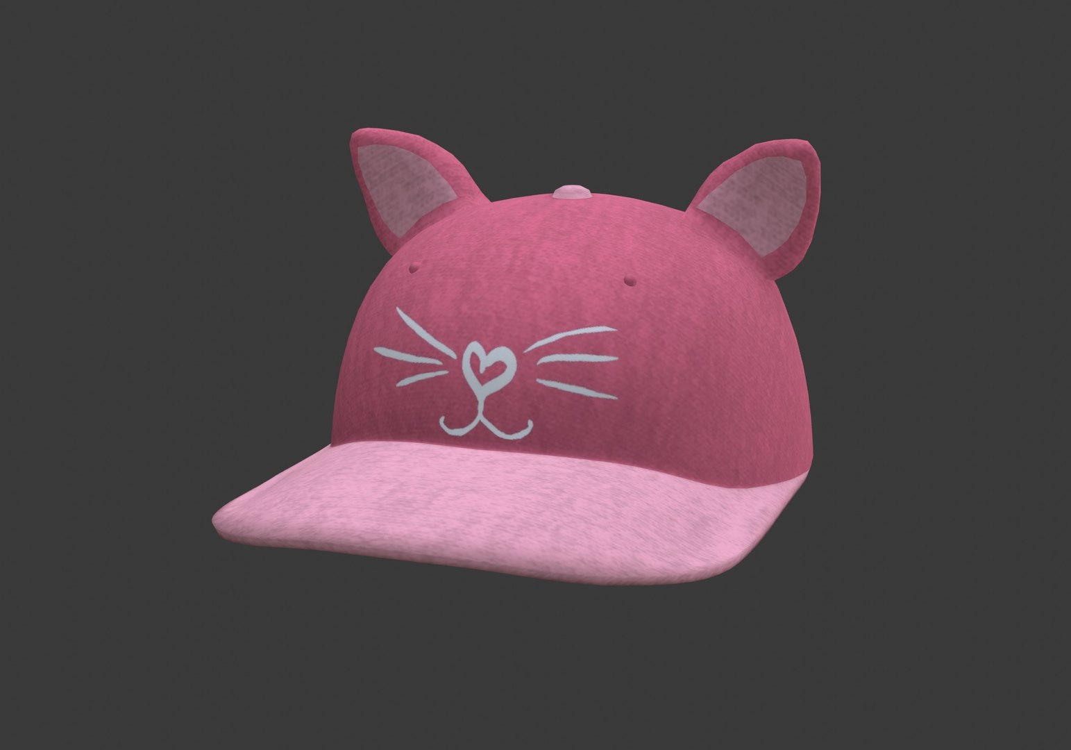 Cute Cat Cap 3D Model - TurboSquid 1893231