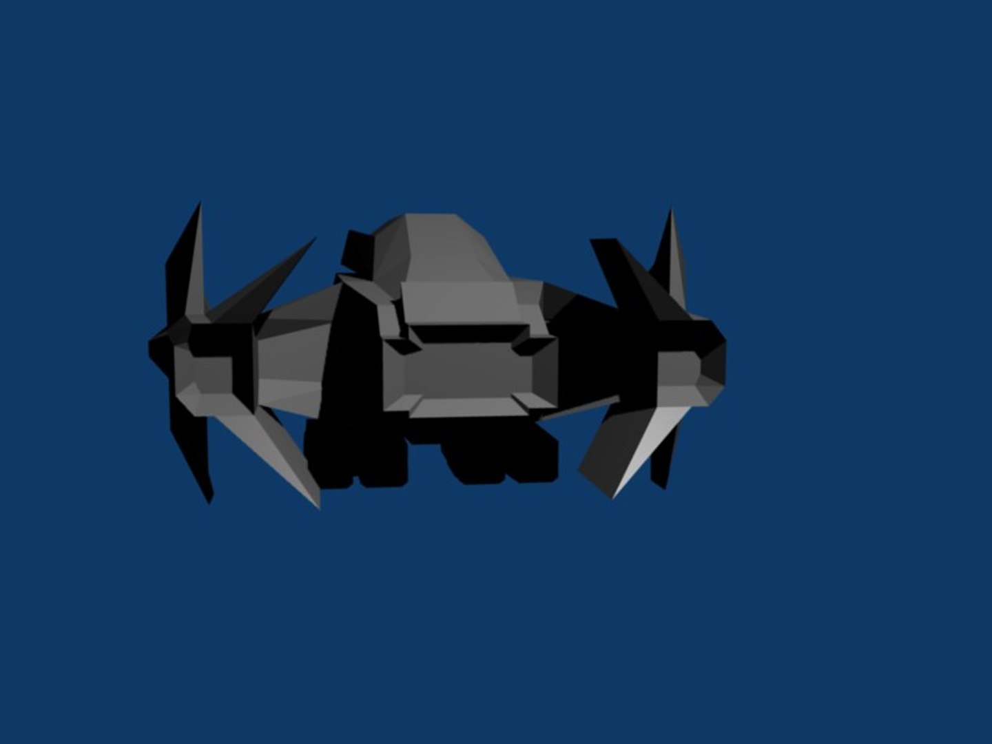 Free Starship Fighter Spacecraft 3d Model