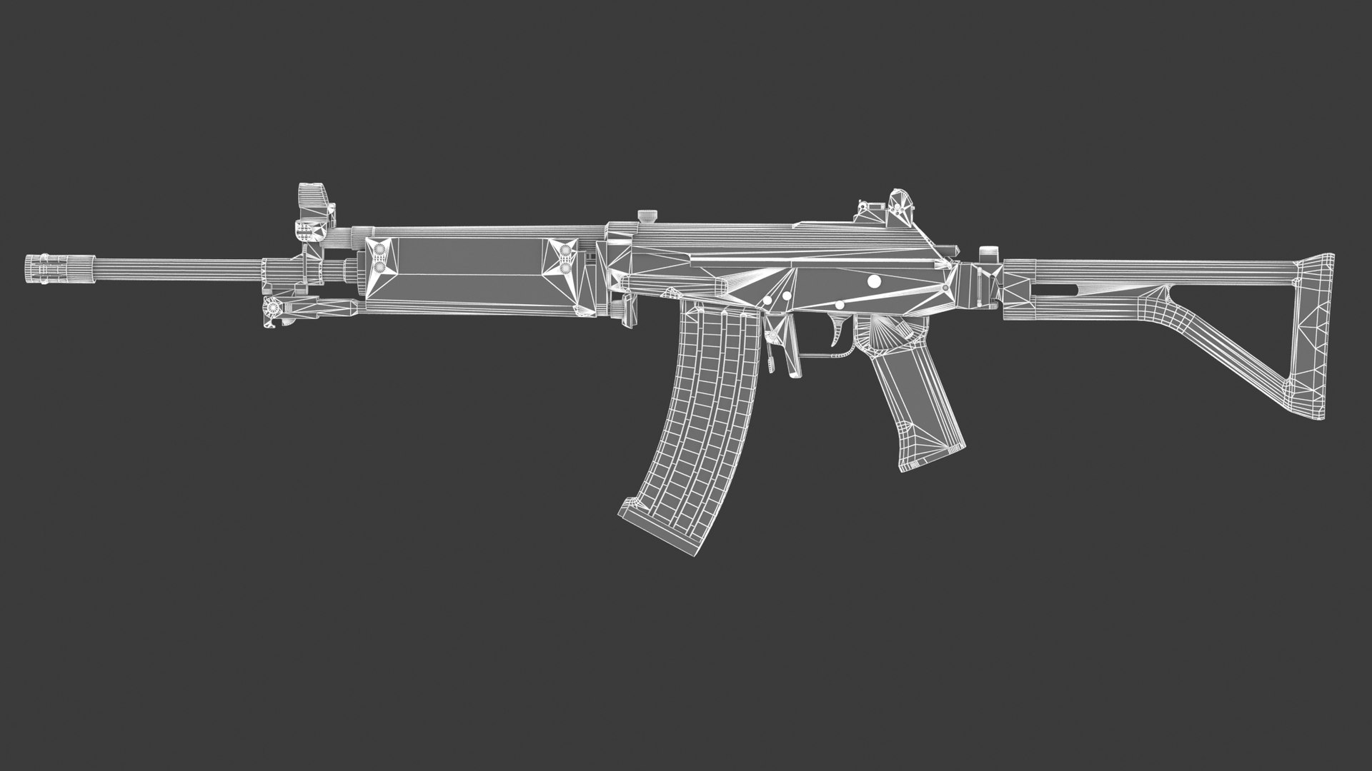 3D Model Vektor R4 Low Poly Realistic - TurboSquid 1902635