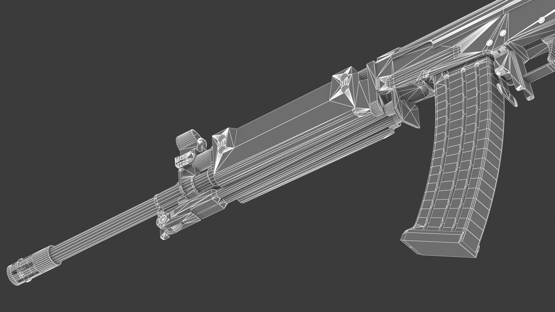 3D Model Vektor R4 Low Poly Realistic - TurboSquid 1902635