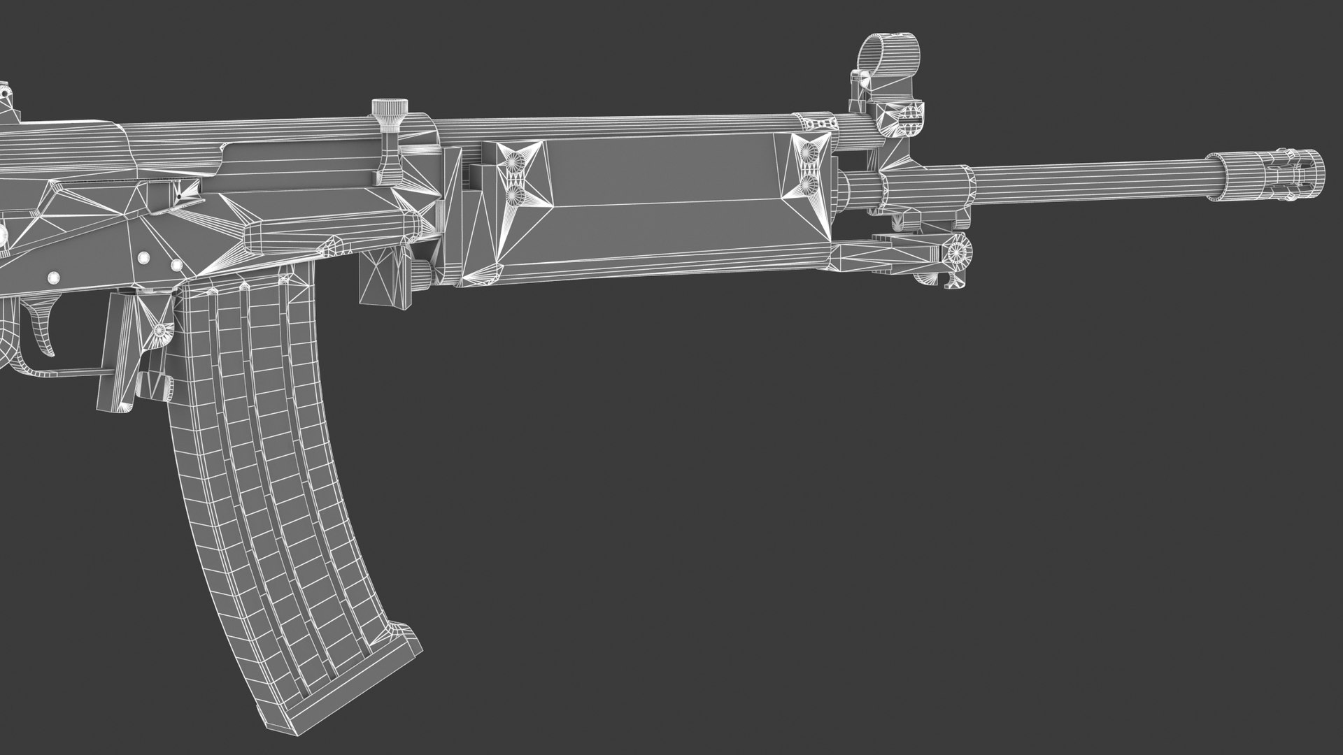 3D Model Vektor R4 Low Poly Realistic - TurboSquid 1902635