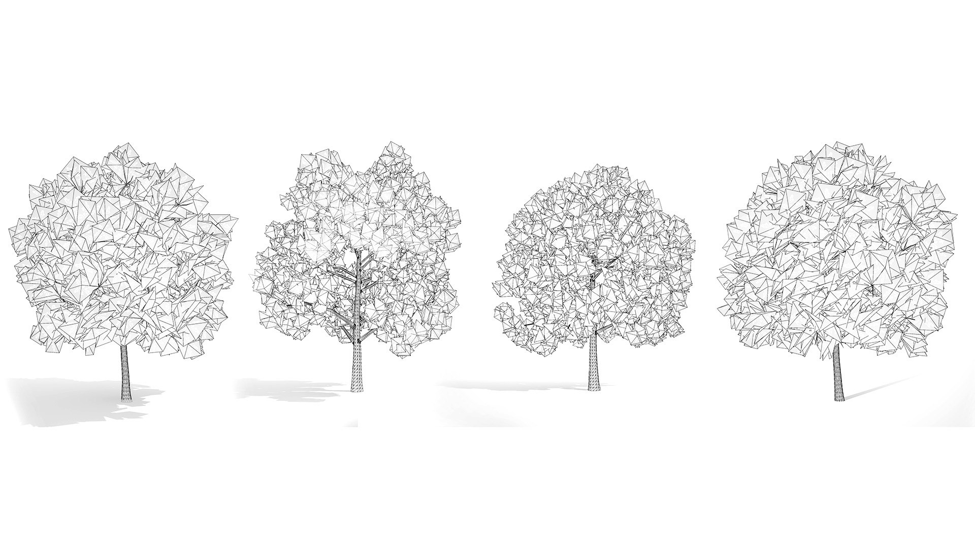 Low Poly Plane Tree - Green And Fall Foliage With Free Tutorial 3D ...