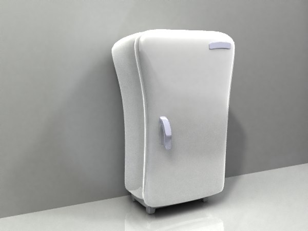 3d cartoon fridge model