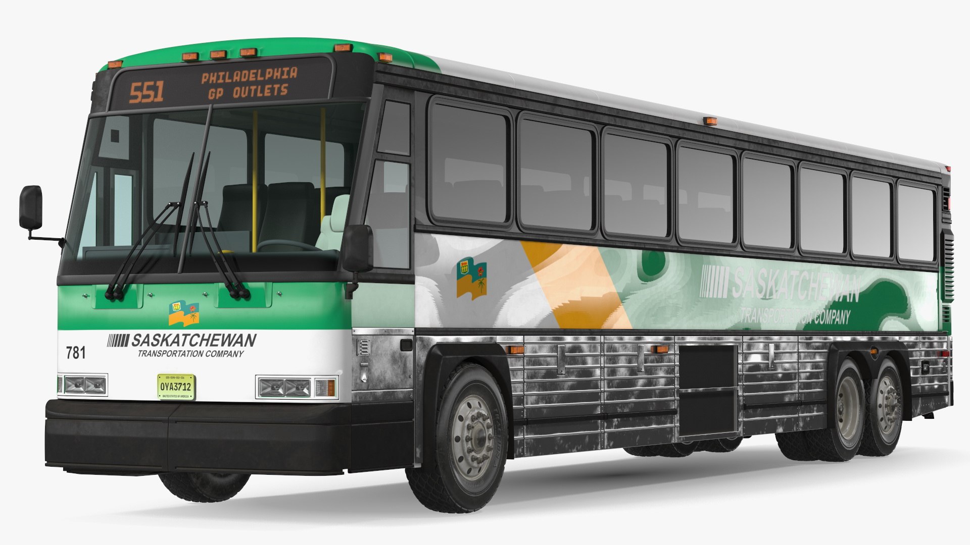 Intercity Bus MCI 102DL3 Simple Interior 3D - TurboSquid 1902516