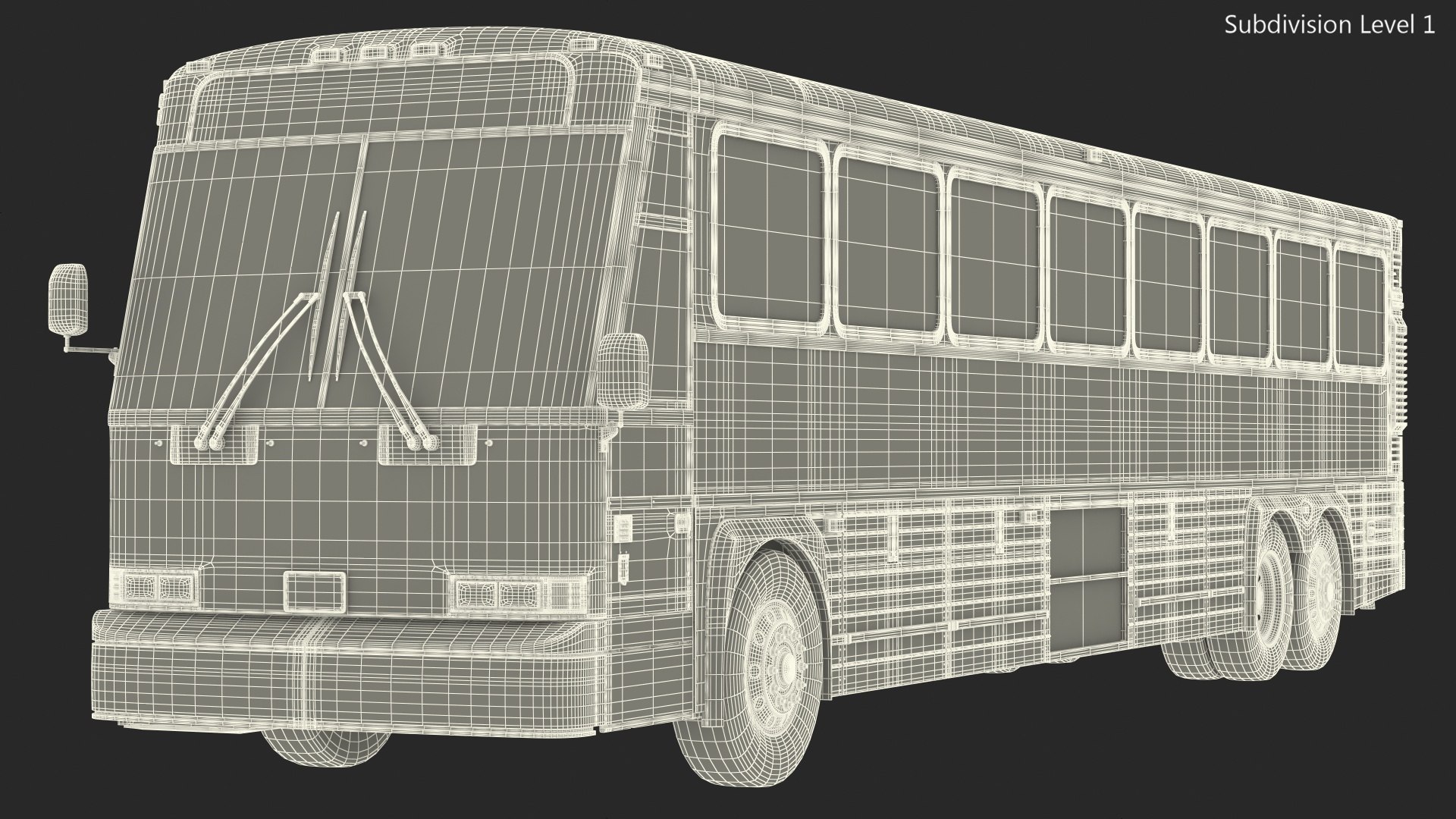 Intercity Bus MCI 102DL3 Simple Interior 3D - TurboSquid 1902516