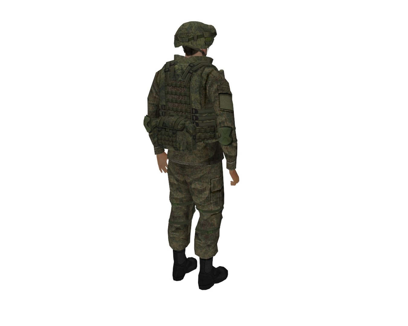 Modern Soldier Equipment Ratnik 3D Model - TurboSquid 1306300