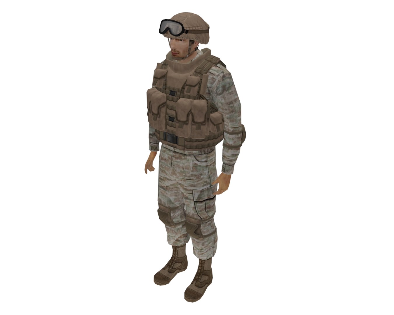 Modern Soldier Equipment Ratnik 3D Model - TurboSquid 1306300
