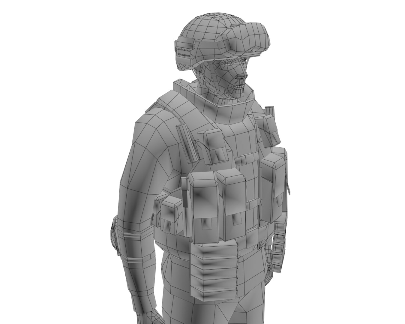 Modern Soldier Equipment Ratnik 3D Model - TurboSquid 1306300