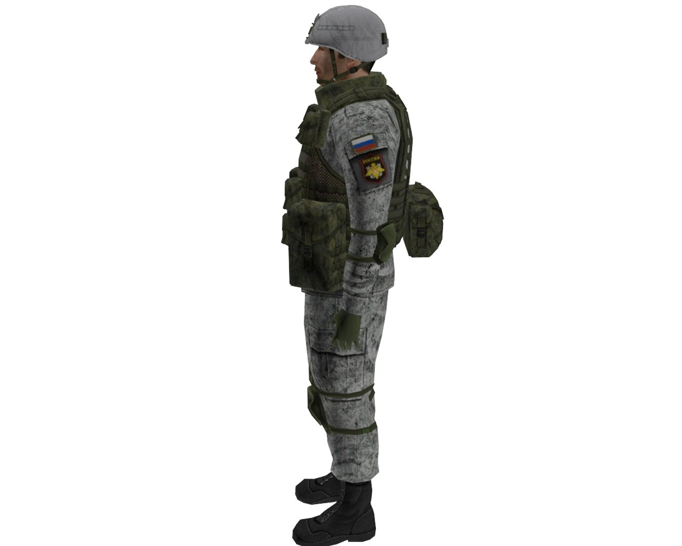 Modern Soldier Equipment Ratnik 3D Model - TurboSquid 1306300