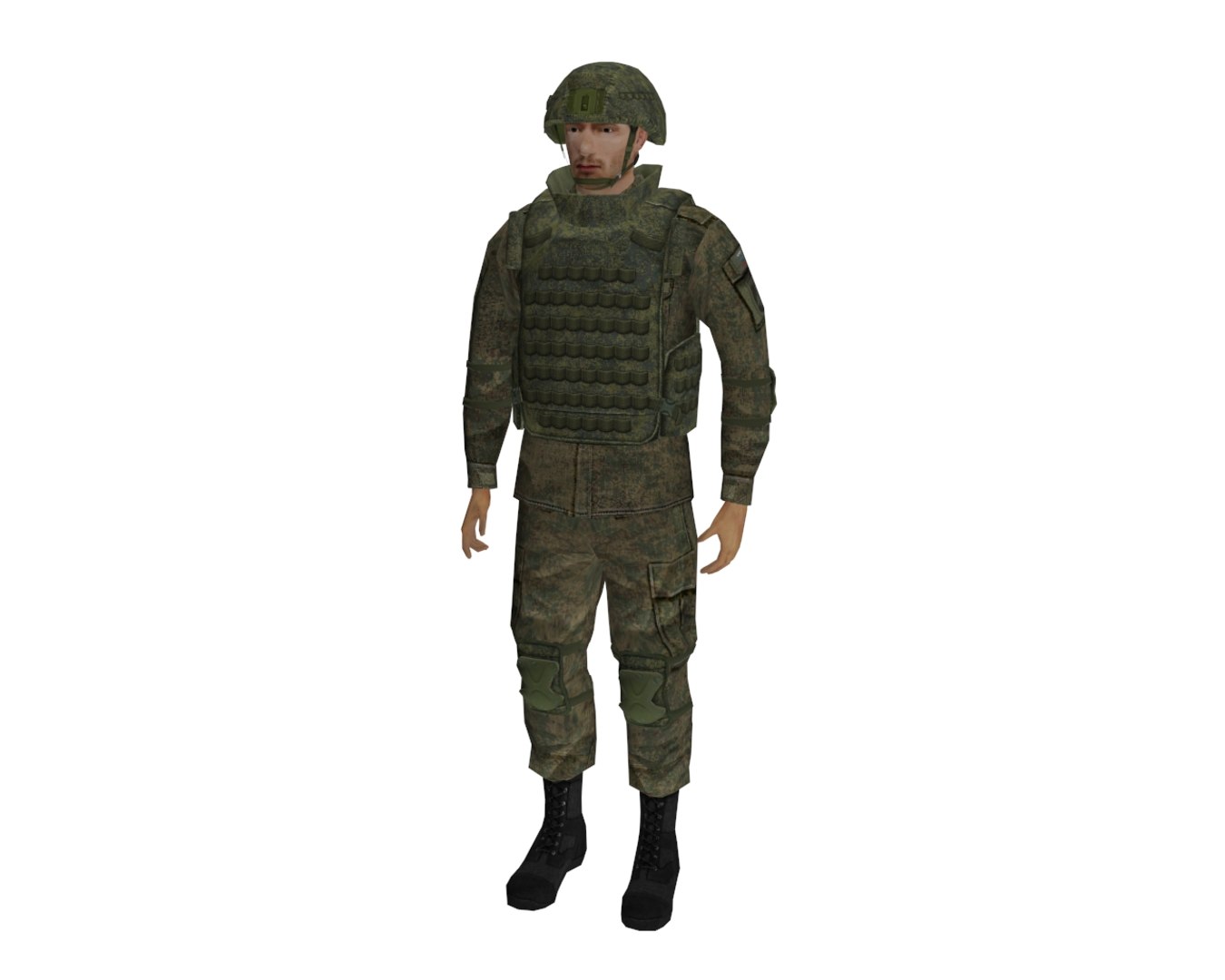 Modern Soldier Equipment Ratnik 3D Model - TurboSquid 1306300